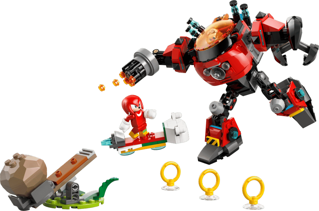LEGO SONIC 77005 Knuckles vs. Dr. Eggman Egg Crusher Mech - Sugacane Toys